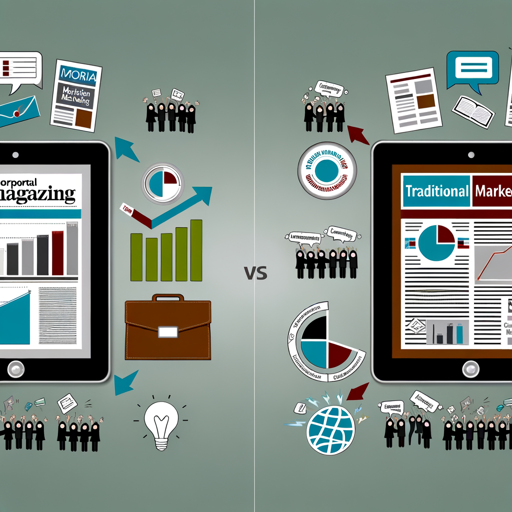 Corporate Magazines vs. Traditional Content Marketing