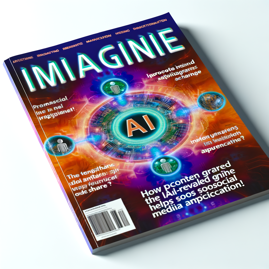 Social Media Amplification: Using AI-Generated Magazines